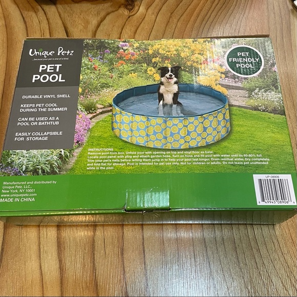 unique petz | Other | Brand New Pet Pool Unique Petz Collapsible Pet ...